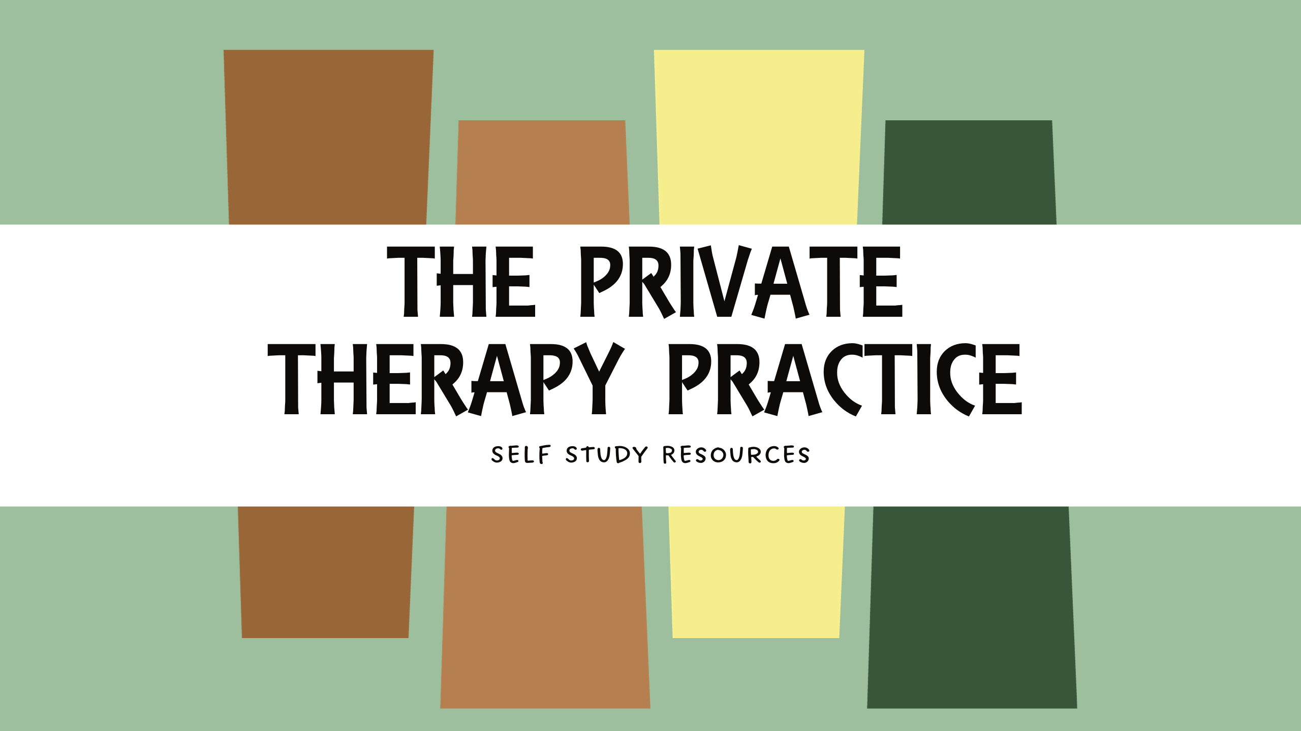 Resources - The Private Therapy Practice